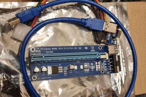 Райзер pci-e 006с molex 22 штуки