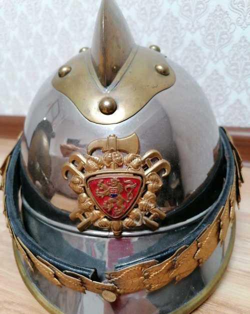Каска пожарная шлем Чехия офицерский