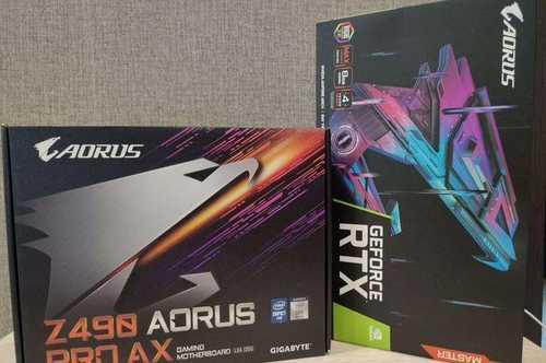 Rtx 3070 Aorus master, z490 pro ax