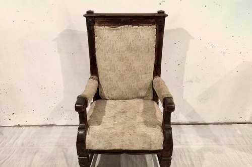 Кресло антикварно старинное винтажное 19 век