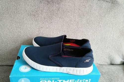 Кроссовки слипоны женские Skechers