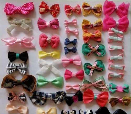 Новые бантики для заколок, творчества, рукоделия