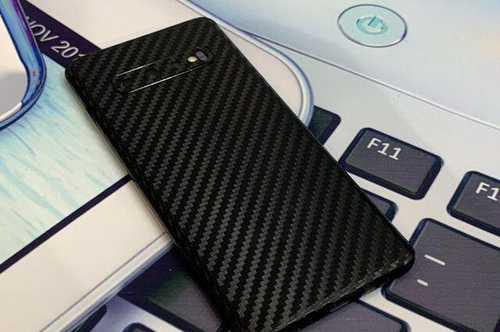 Текстурная пленка "Черный карбон" на Samsung G973