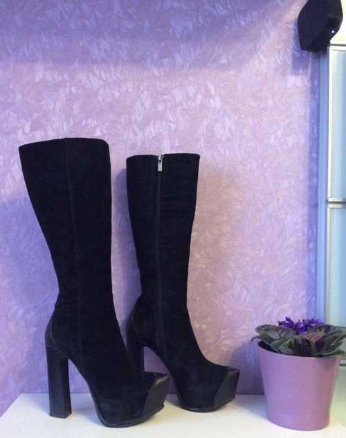 Сапоги tg collection, острый нос(мыс), устойчивый