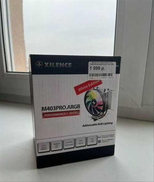 Кулер для процессора Xilence m403 pro w argb white