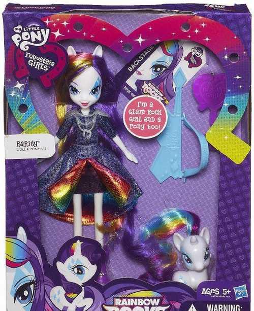 Кукла Май Литл Пони Rarity с фигуркой пони Hasbro