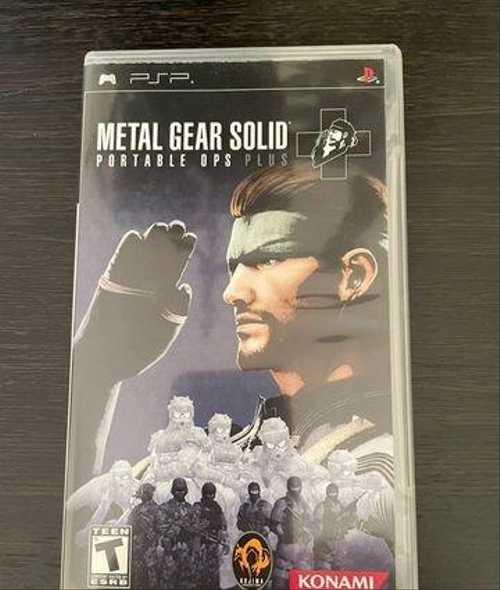Игры для PSP: Metal Gear Solid Portable Ops Plus