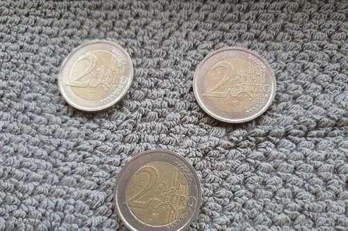 Юбилейные монеты 2 евро, Германия 2009, 2016,2017