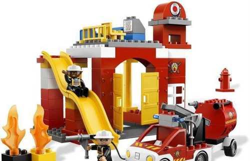 Lego duplo 6168 Пожарная часть+10834 Пиццерия