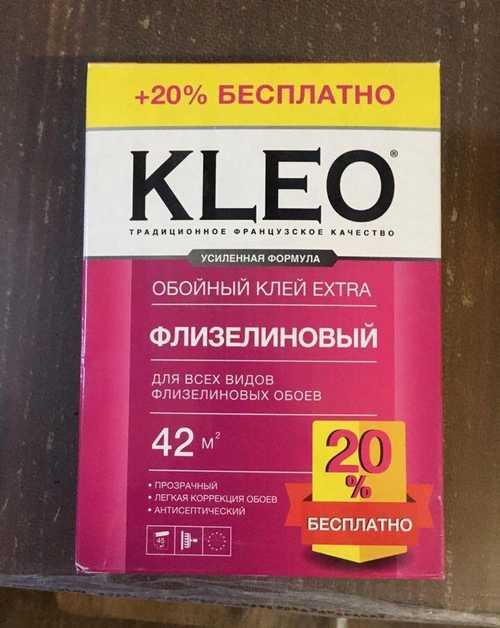 Клей kleo extra флизелиновый 42м + 20