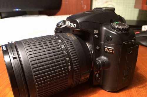 Nikon D80 + 18-135mm. Shutter 1966 купить б у Москва | Festima.Ru (35172019)