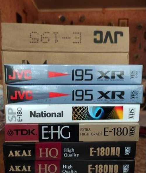 Видеокассеты новые VHS