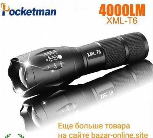 Фонарик тактический Pocketman XML-t6