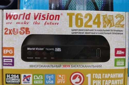 Эфирная TV приставка World Vision T624M2