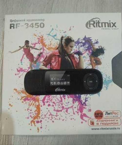 MP3 плеер ritmix RF-3450 черный