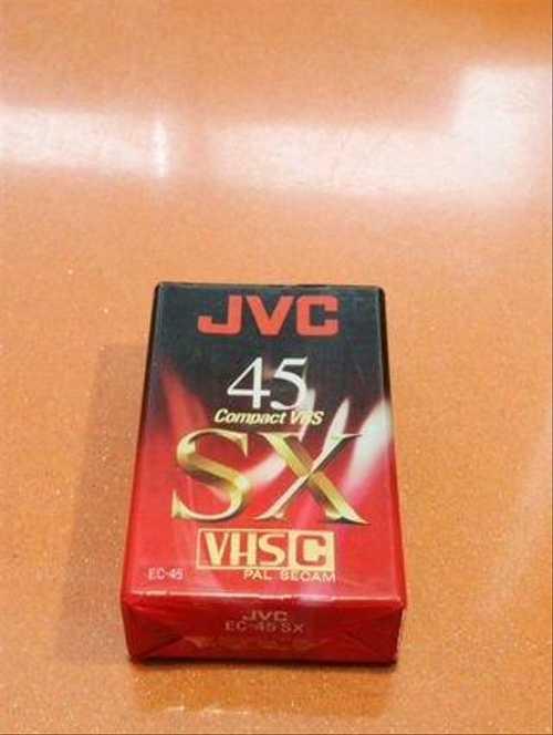 Видеокассета JVC 45 SX VHS-C