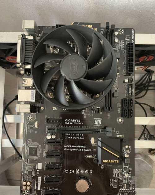 Gigabyte ga-h110-d3a+ g3900+4gb