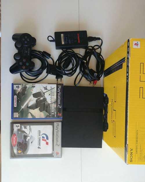 Sony playstation 2 PS2 с коробкой