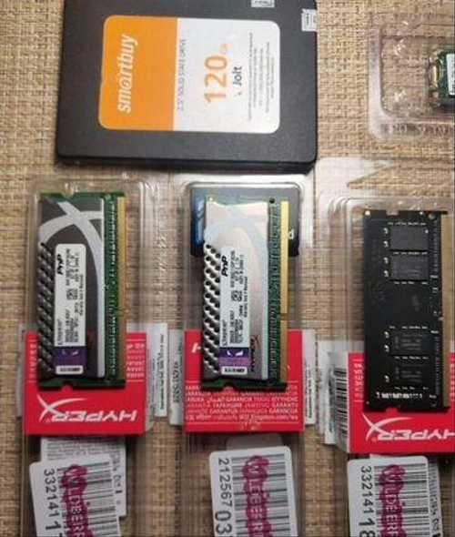 Память для ноутбука SSD 120Gb So-Dimm 4-8Gb