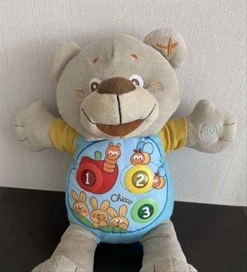 Говорящий мишка Chicco teddy русский-английский