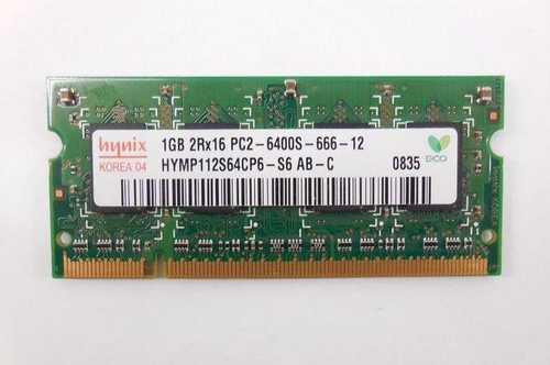 Оперативная память Hynix DDR2 800 SO-dimm 1Gb