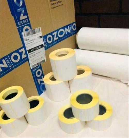 Термоэтикетки эко 120*75 для Ozon