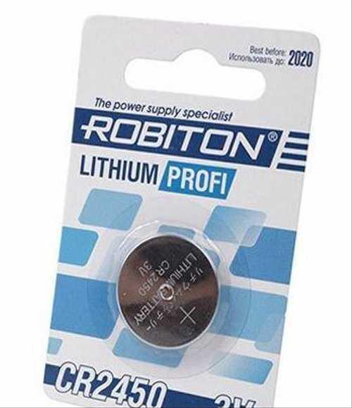Батарейка литиевая Robiton CR2450 (3V)