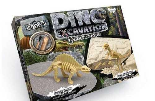 Набор для раскопок "Археолог" 2 скелета динозавра