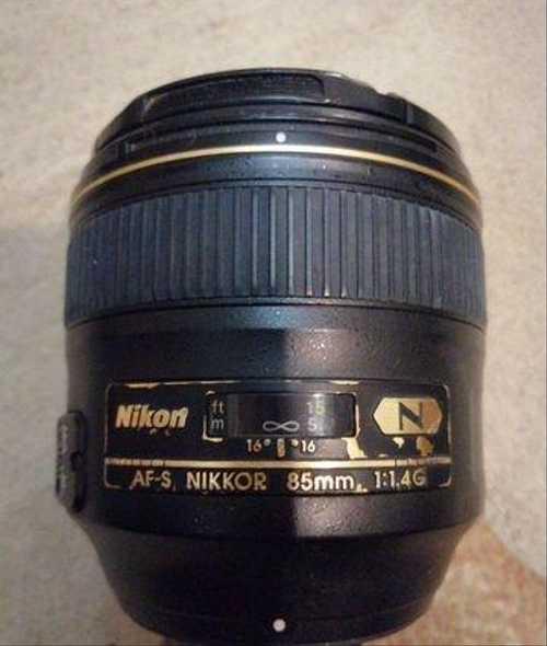 Объектив Nikon 85mm 1.4 G