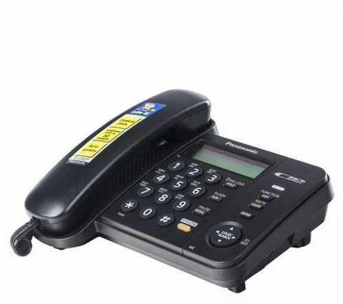 Проводной телефон panasonic KX-TS2356RUB, черный