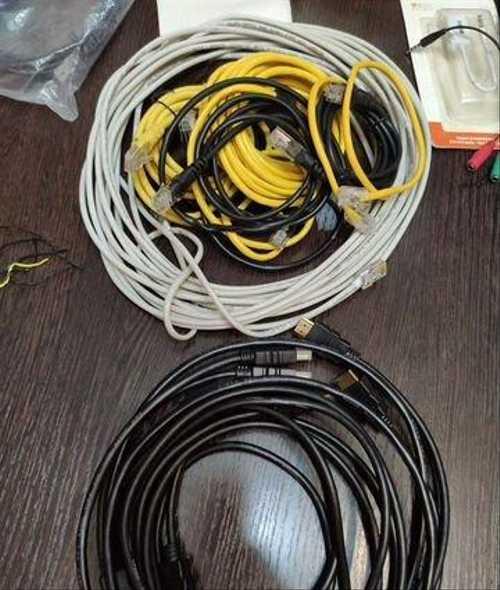 Кабели hdmi и кабели для интернета