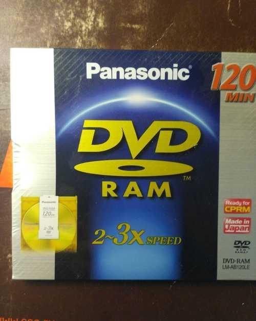 Panasonic DVD-RAM LM-AB120E 4.7Gb, 120 минут