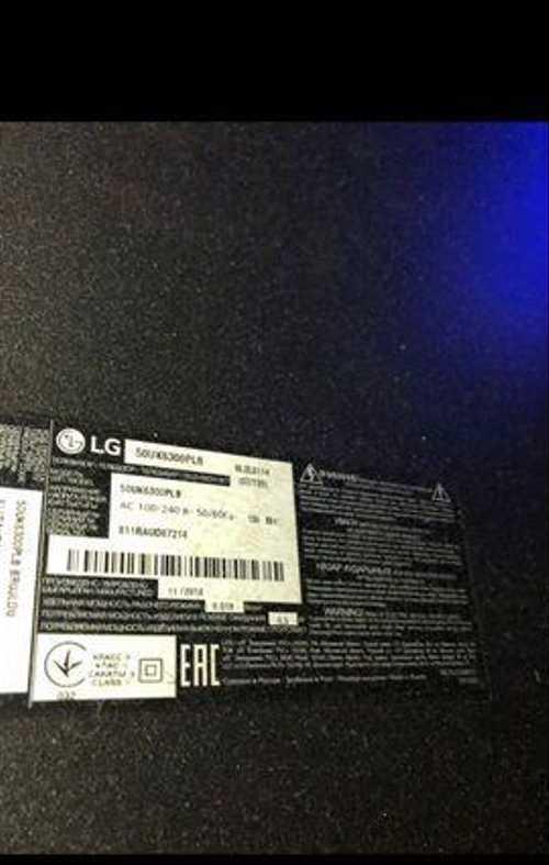 Телевизор LG50UK6300PLB