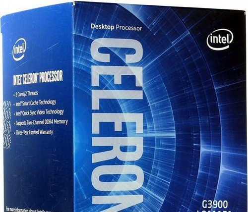 2шт Процессоры 1151 intel celeron G3900, G3930