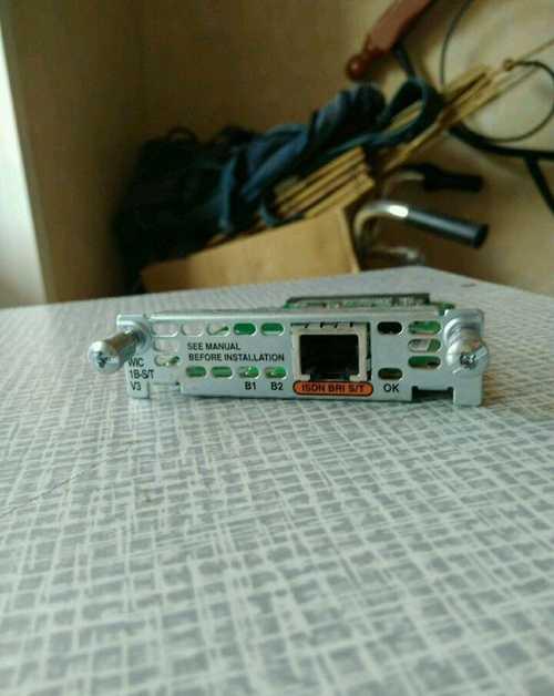 Модуль Cisco 1-Port isdn WAN Interface Card (WIC-1