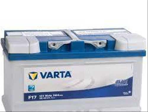 Аккумулятор автомобильный varta Blue F17 (80R)