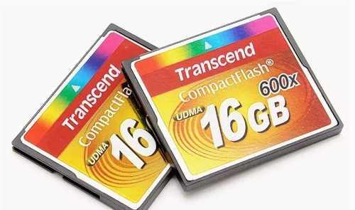 Карта памяти Transcend Compact Flash 16GB 600x
