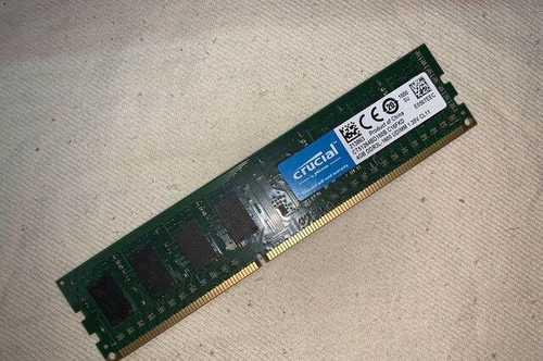 DDR3 4Gb Crucial 1600 мгц