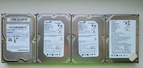 Жёсткие диски Samsung/Seagate 640/250/250/80