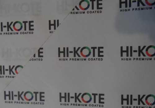 Бумага мелованная Hi-Kote plus глянцевая SR A3