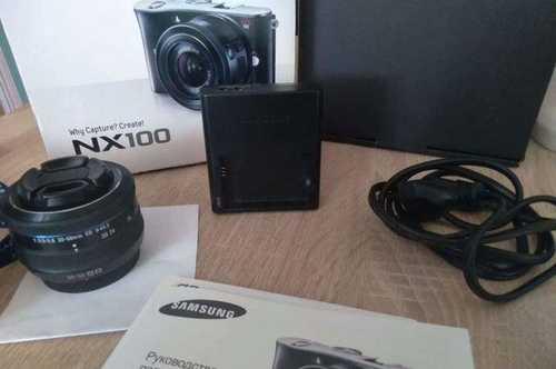 Гибридный фотоаппарат Samsung nx100