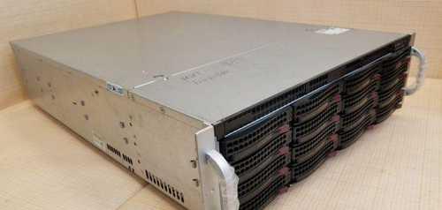 3U/2xE5-2609v2/X9DRD-A/16HDD3.5/SAS9201-16i/2x800W