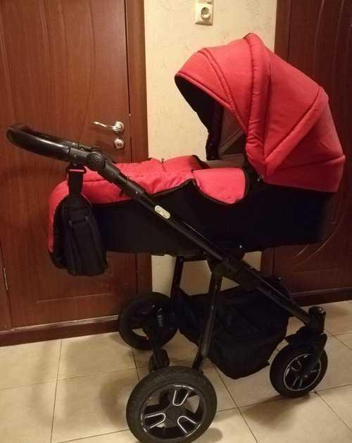 Коляска 2 в 1 Vikalex Cochinella, linen red