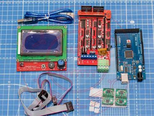 Кит 3D принтера ramps 1.4+ mega2560+LCD2004+A4988