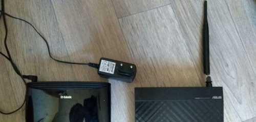 Wifi-роутер Asus и коммутатор D-Link