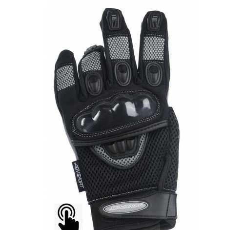 Мотоперчатки Agvsport Mayhem touch Black, S