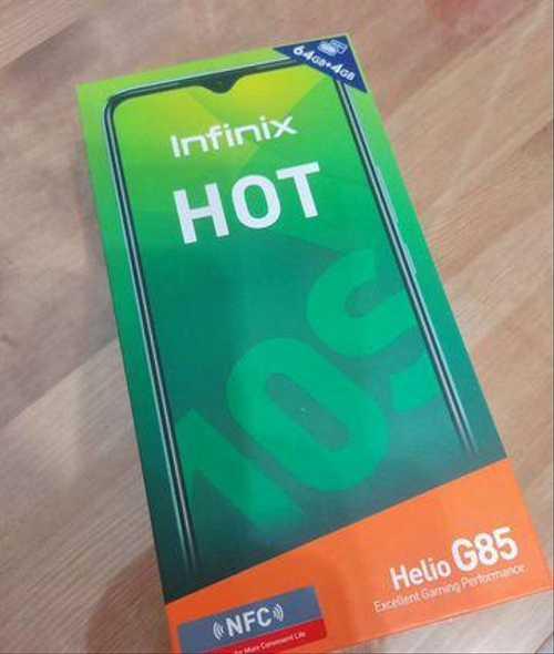 Infinix Hot 10s NFC 64 gb новый смартфон