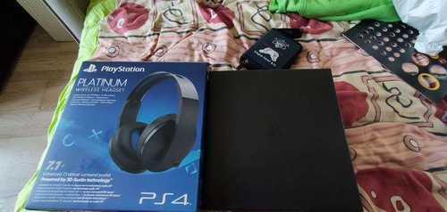 Sony PS4 wireless headset platinum