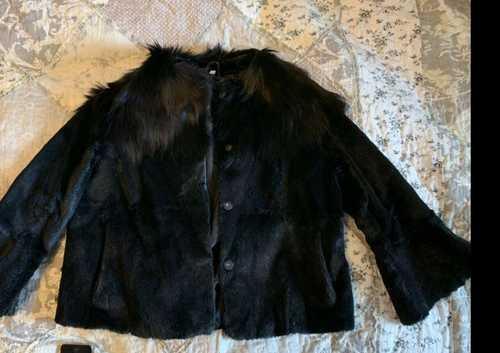 Шуба из стриженного бобра