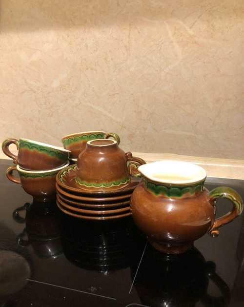 Кофейный/чайный сервиз зик, Конаково, СССР